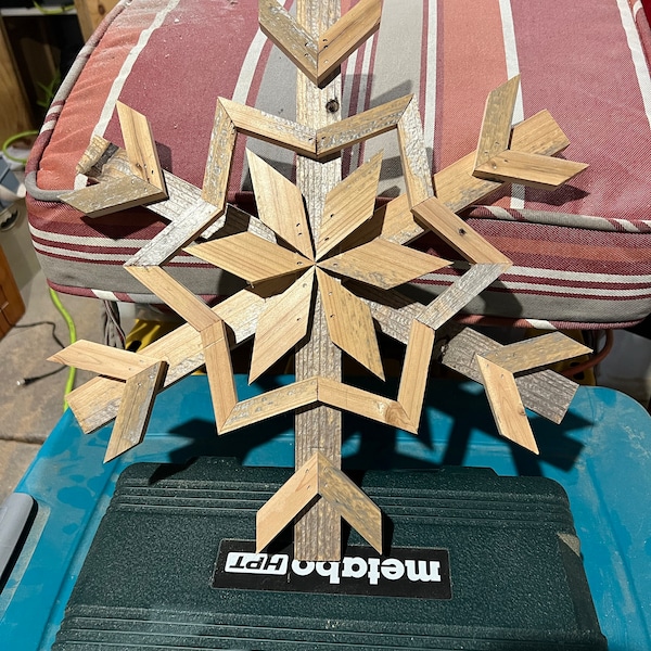 Both Plans! 3 and 2 Large Snowflakes (16") From One Picket, One Picket ...