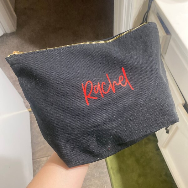 Personalized Cosmetics Bag Script Nickname Mother's Day Gift Gifts for ...