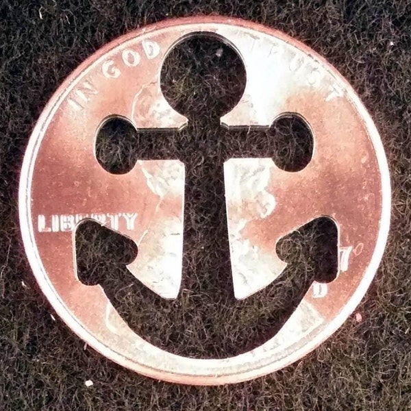 Lucky Penny With Smiley Face Cut Out - Etsy