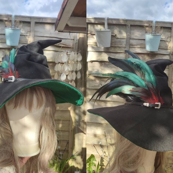 Solid Color Wizard Witch Hat - Etsy