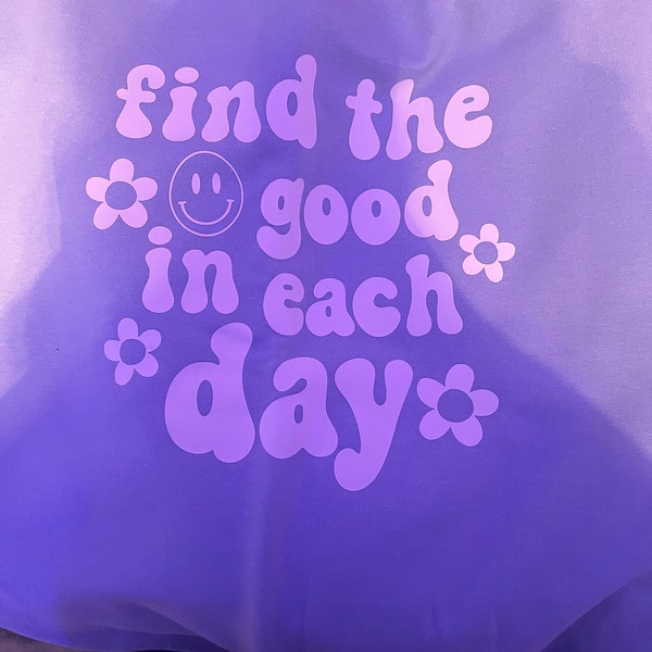 Find the Good in Each Day, Trendy PNG and SVG Design, Digital Download ...