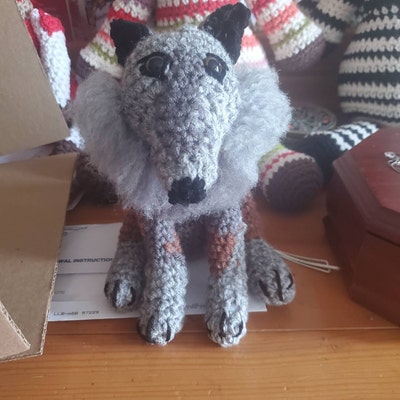 Crochet Pattern for Winter Woolfie, Realistic Eurasian Wolf Amigurumi Instant Download PDF File ...