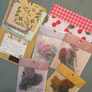 Die Cut Mini Letter Writing Set sweets / Furukawashiko / Writing Paper ...