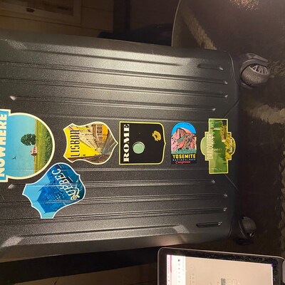 Petra Jordan Travel Sticker, Vintage Style Decal for Suitcase, Luggage ...