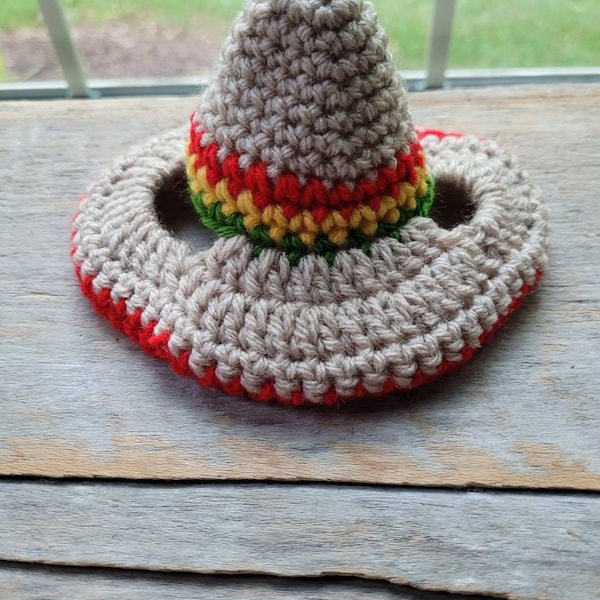 Cat Sombrero Crochet Pattern, Crochet Instructions for Pet Size ...