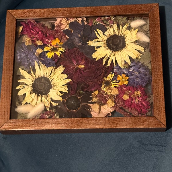 Bouquet Preservation Wood Shadow Box Floating Frame - Etsy