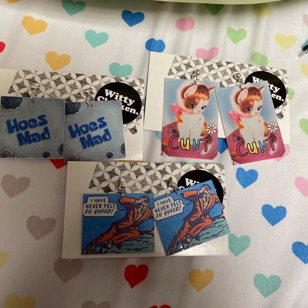 Gojo Satoru & Geto Suguru Earrings, JJK Inspired Jewelry, Jujutsu ...