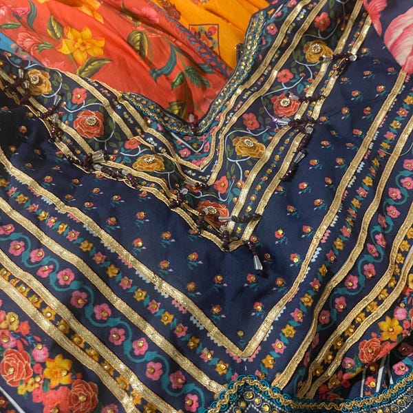 Nita Ambani Inspired Tissue Silk Saree in Golden Color - Etsy Nita Ambani Inspired Tissue Silk Saree in Golden Color - Etsy