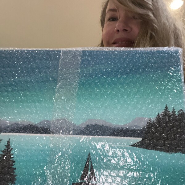 18x18 Inch Original Painting by Monica Morrill. Contemporary Fine Art ...