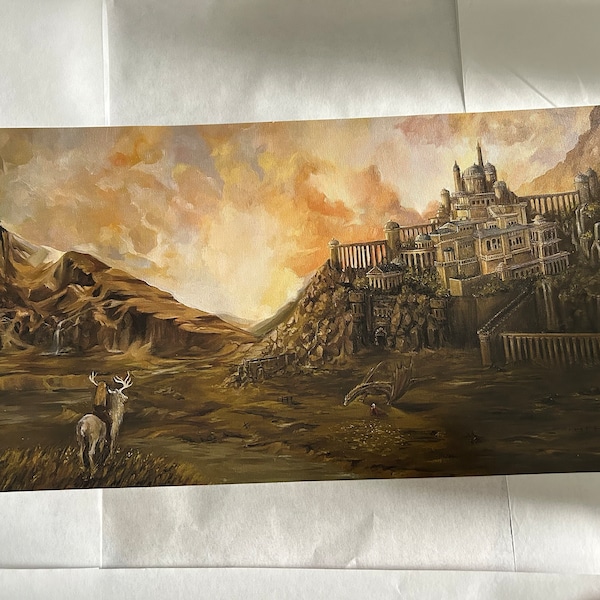 The Kingdom of Elfhame Oil Painting Wall Print Art - Etsy