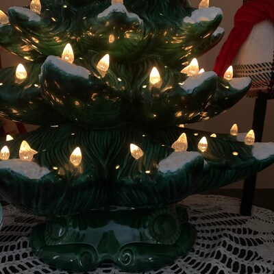 Ceramic Christmas Tree Replacement Base Tree Base Ceramic Tree Base ...