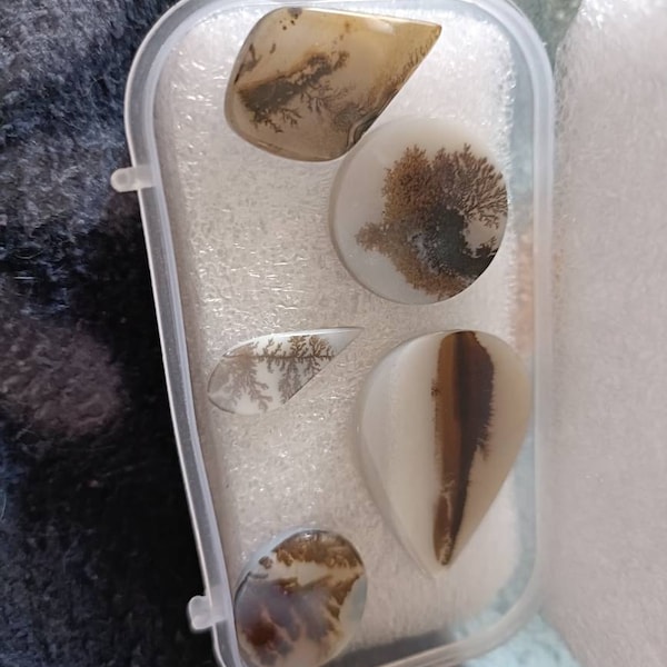 Scenic Agate!! Huge Size!! Tree Agate Dendritic Quartz Dendritic Agate Loose Gemstone Cabochon ...