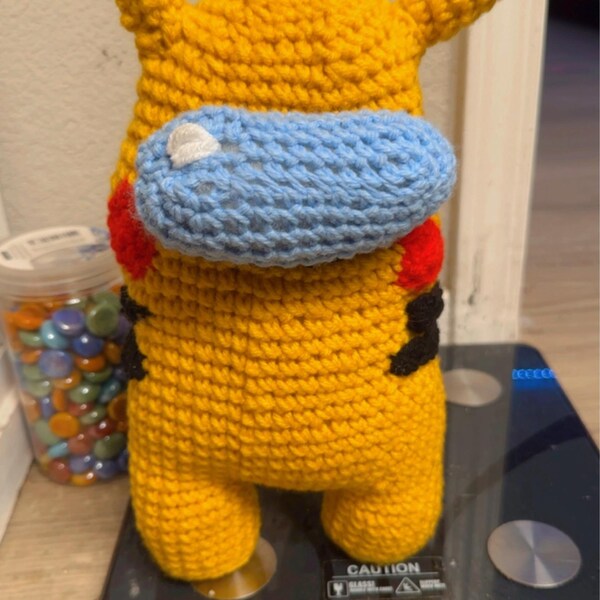 Among Us Amigurumi Crewmate Toy Crochet Pokemon Pikachu Support Ukraine ...