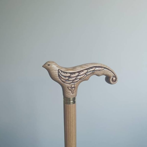 Swallow Bird Light Wooden Walking Cane Ladies Walking Stick Elegant ...