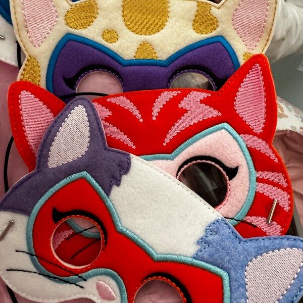 Bitsy Kitty Dress up Mask, Child Size, Dress Up, Quiet Play, Costume ...