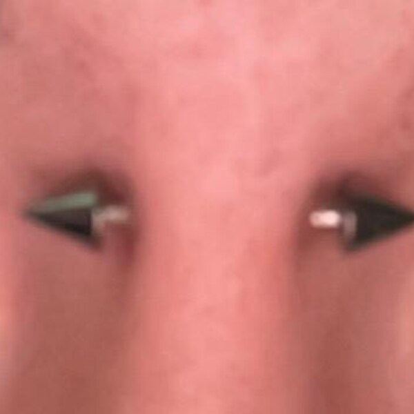 Spike Septum Piercing, Septum Nose Ring, Stainless Steel Septum Hoop ...