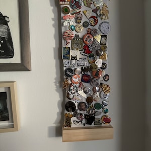 Mini Wall Hanging for Enamel Pin Display - Etsy