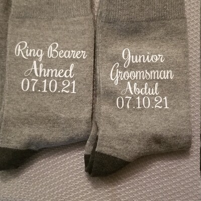 Grey Page Boy Socks - Etsy UK