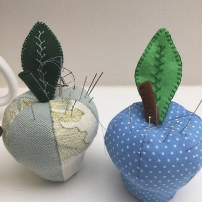 PDF Sewing Pattern for Scrappy Apple Pincushion and Ornament Instant ...