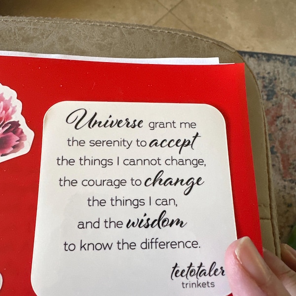 Pause, Pray, Proceed, Custom Vinyl Sticker, AA Stickers, Recovery ...