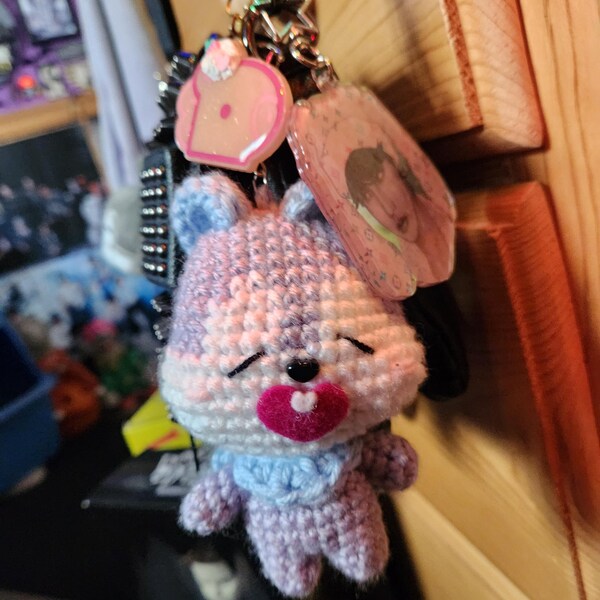 BTS Unmasked Mang Without Mask - J-hope BT21 Inspired Hand-crocheted ...