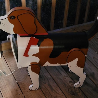 Beagle Dog Mailbox - Etsy