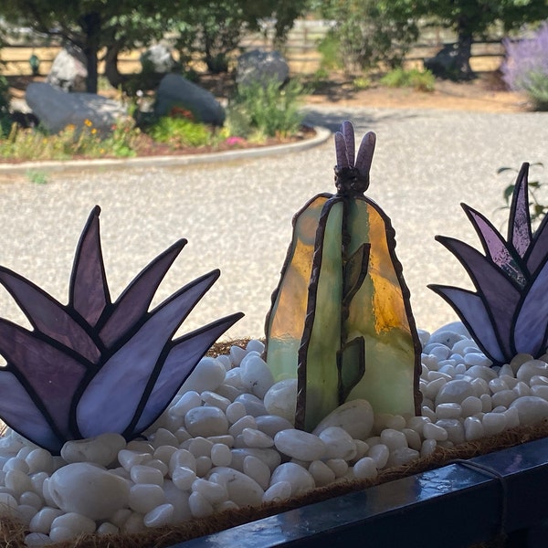 Purple Agave Stained Glass - Etsy