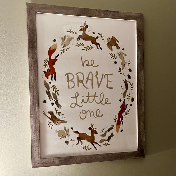 Alphabet Numbers Poster, Nursery Alphabet Print, ABC 123 Poster ...