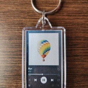 Spotify Song Plaque Keychain Custom Key Chain Add Charm Gummybear Heart ...