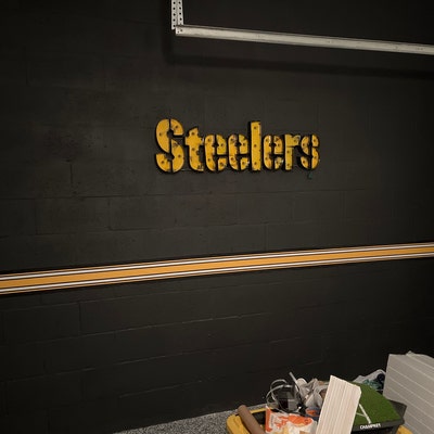 Pittsburgh Steelers Superstripes NFL Team Wallpaper Border - Etsy