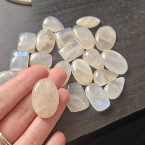 Crescent Moon Fruit Jasper Gemstone/fruit Jasper Moon Stone/july ...