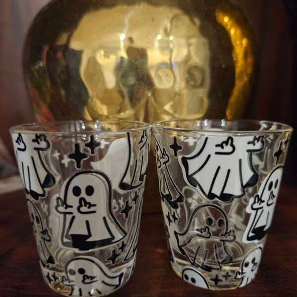 Ghost Shot Glasses | Spooky Shot Glass | Party Favors | Customized Shot ...