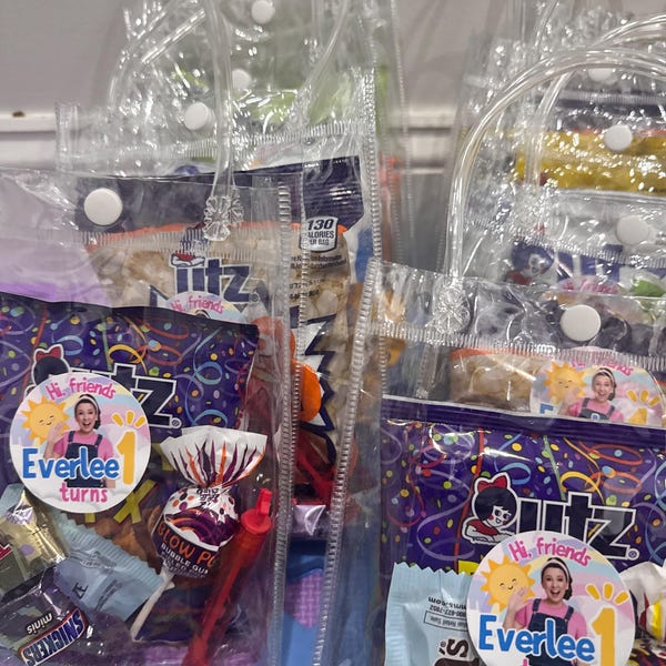 Ms Rachel Party Favors / Ms Rachel Chip Bags / Ms Rachel Digital Party ...