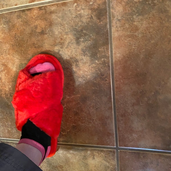 Custom Slippers, Bridesmaid Gifts, Fluffy Slippers, Bachelorette Fluffy ...