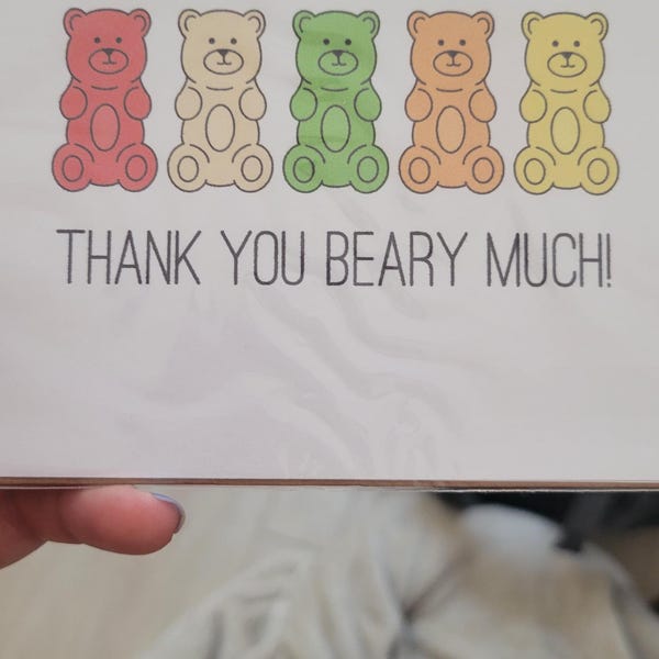 Merci Beaucoup - Thank You Card - French Macarons - Etsy