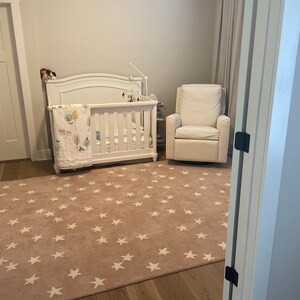 Star Rug Kids Rug Starry Skies Rug Pink Nursery Rug Star Blue Rug, Navy ...