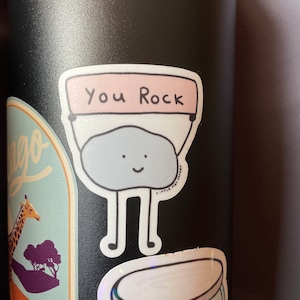 You Rock Vinyl Sticker // Cute Sticker // You Rock Sticker - Etsy