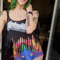 Festival High Waisted Shorts, Spandex Shorts, Rave Booty Shorts ...