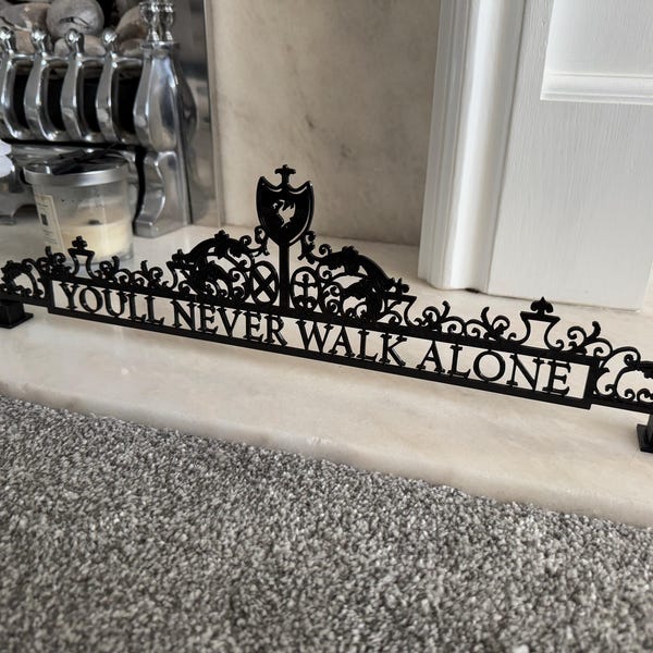 Liverpool 3D Signs - YNWA You'll Never Walk Alone and Liverbird Sign ...