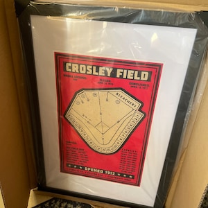RIVERFRONT STADIUM Seating Chart Diagram Poster 12x18, 18x24, or 24x36 ...