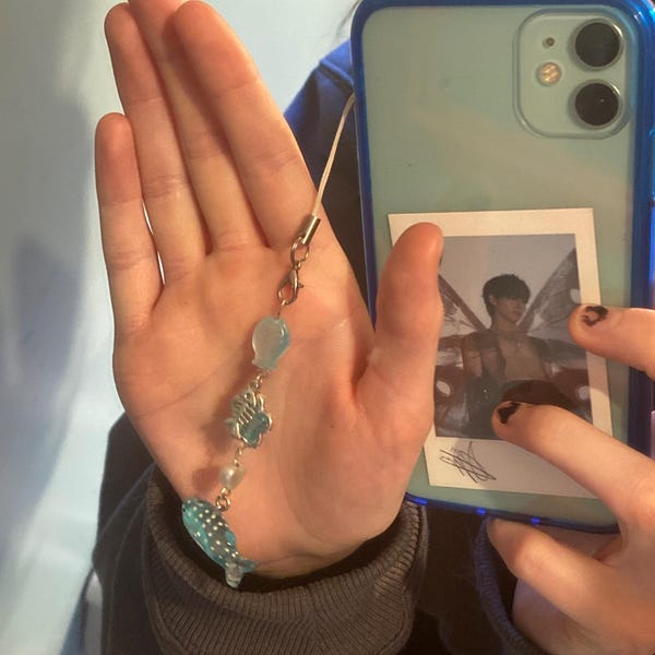 HANDMADE Cute Coquette Phone Charms, Beaded Accessories, Bag Charm ...