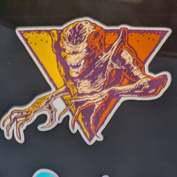 Monster Ball Sticker, Horror Sticker, Horror Car Sticker, Monster ...