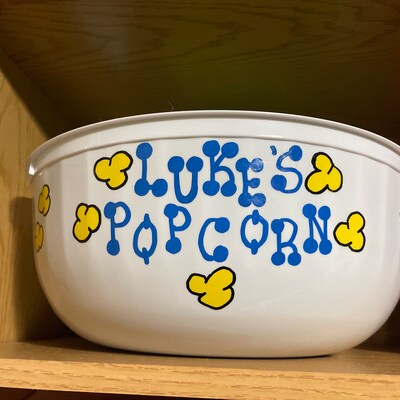 Personalized Snack Bowl/family Snack Bowl/popcorn Bowl - Etsy
