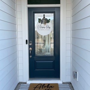 Home of a Veteran Round Door Sign Hero Door Sign Military | Etsy