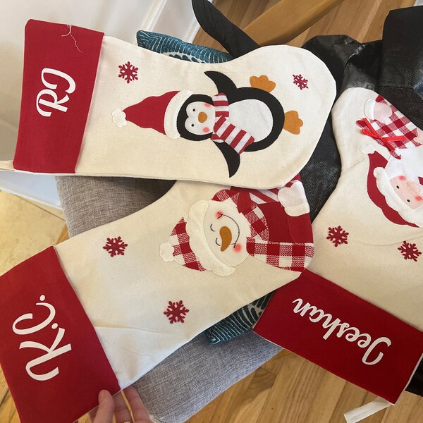 Personalized Christmas Stockings With Names Custom Christmas Family ...