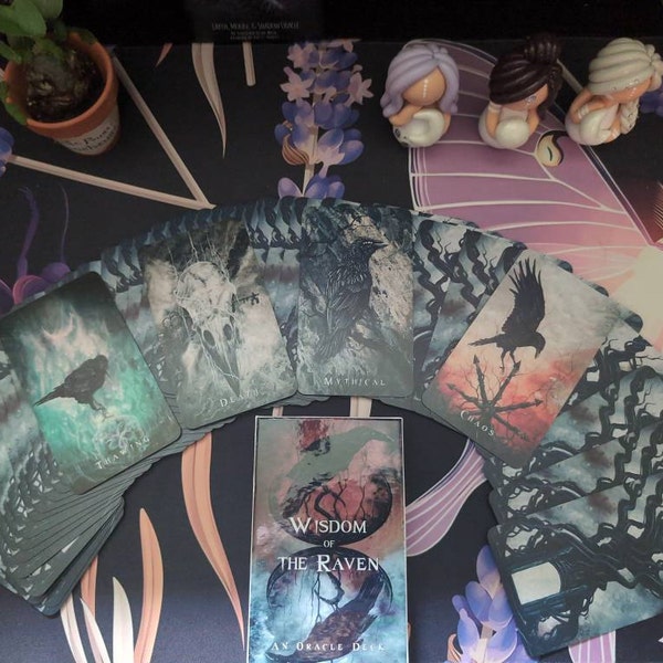 Wisdom of the Raven Oracle Deck - 52 Card Oracle Deck Featuring ...
