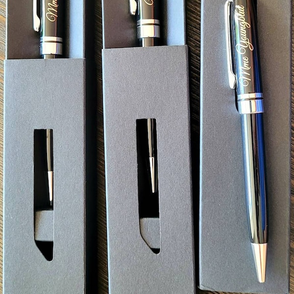 Personalised Custom Premium Metal Pen + Gift Box | Design A Truly ...