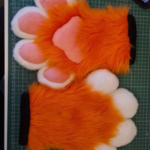 PDF Pattern Download Puffy Fursuit Handpaws, Furry Paws Tutorial, Paw ...