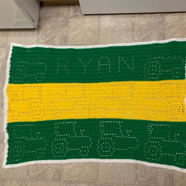 Crochet Tractor Baby Blanket Pattern: Farm Theme (PDF Pattern) - Etsy