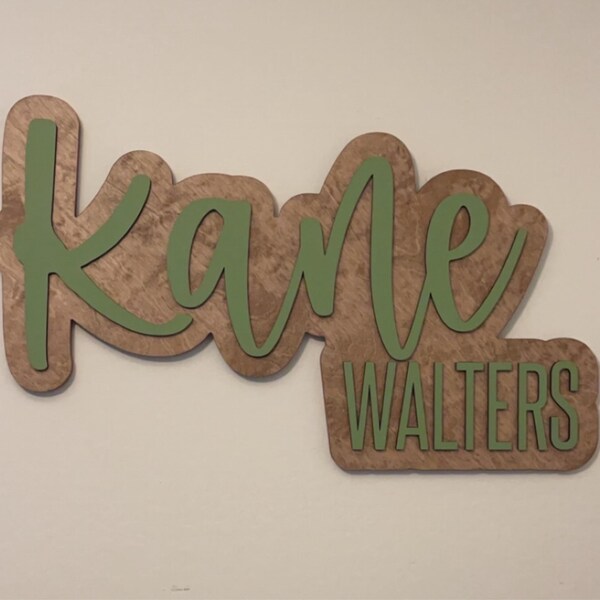 Stacked Names for Nursery, Wooden Letters, Name Sign, Nursery Letters ...